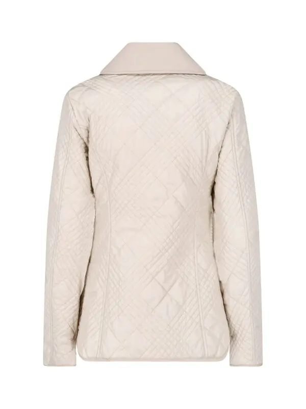 Burberry Fernleigh Quilted Jacket - Cream