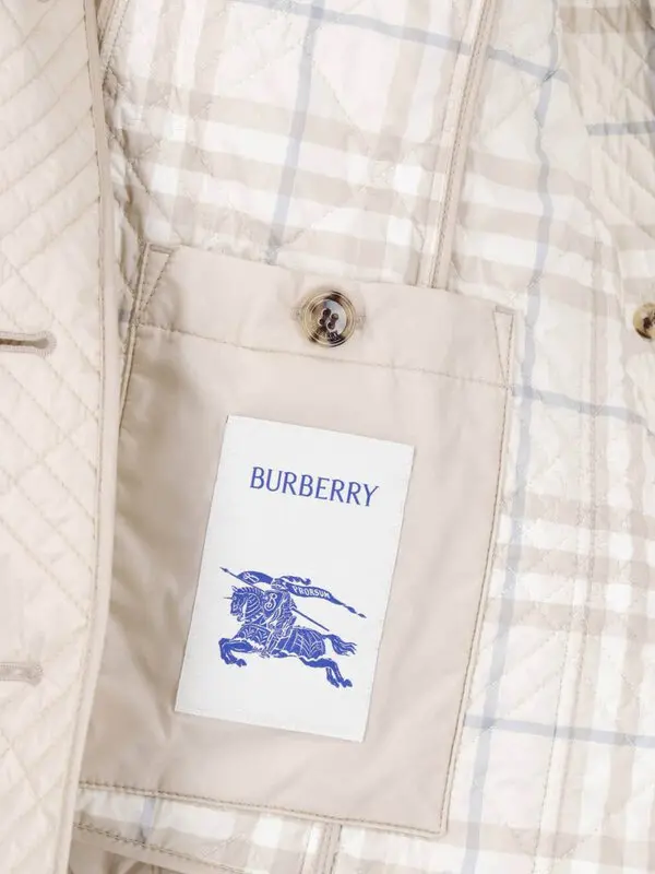 Burberry Fernleigh Quilted Jacket - Cream