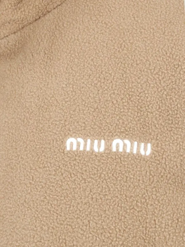 Miu Miu Fleece Logo Jacket