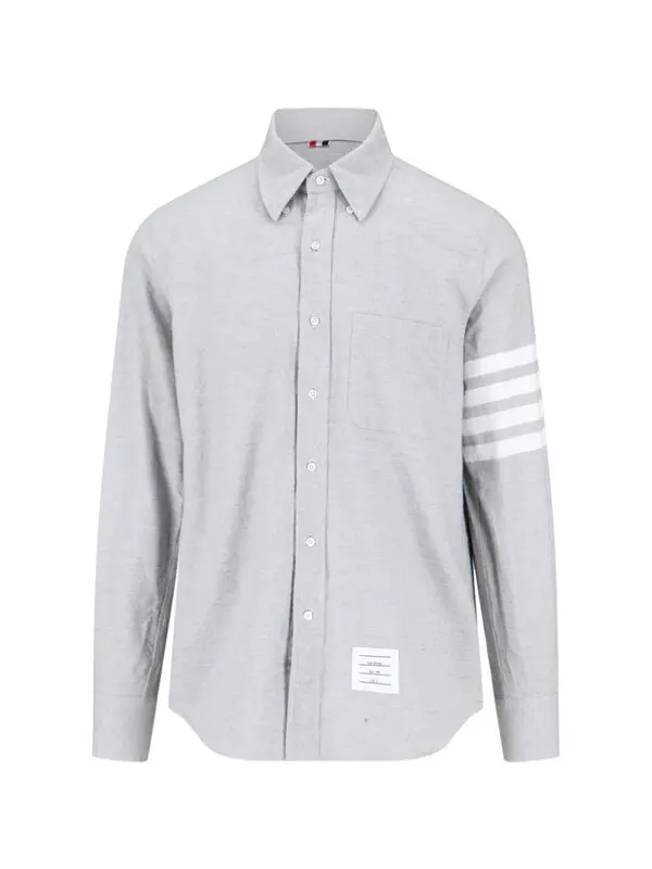Thom Browne Shirt "4-bar - Gray