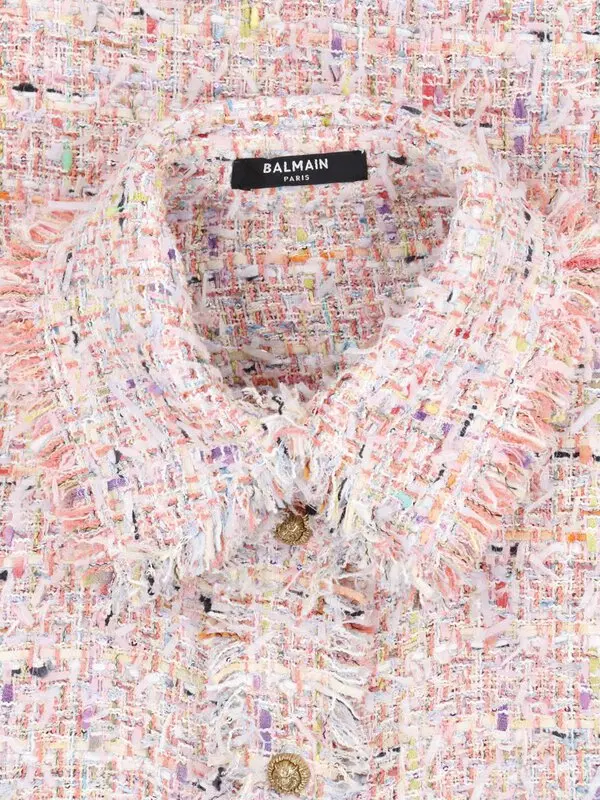Balmain Tweed Shirt - Multi