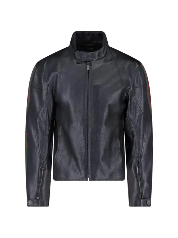 DIESEL® Biker Jacket In Leather - Black