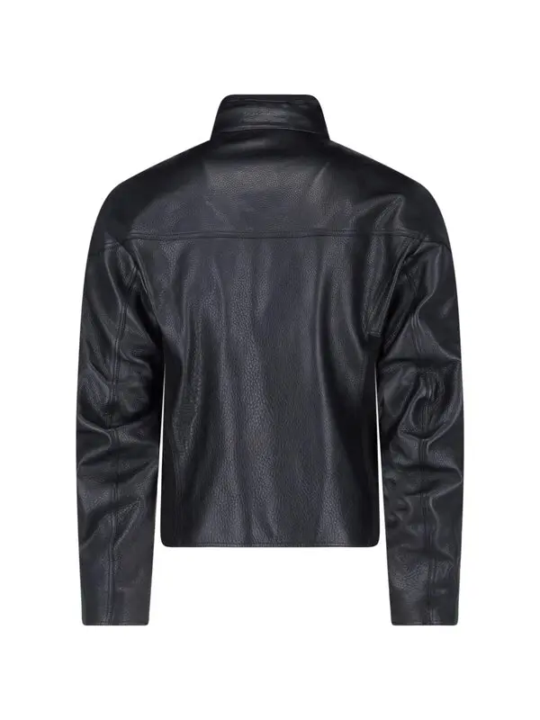 DIESEL® Biker Jacket In Leather - Black