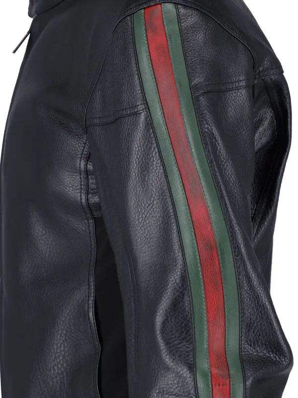 DIESEL® Biker Jacket In Leather - Black