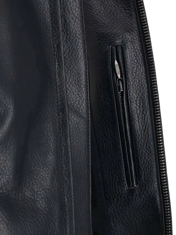 DIESEL® Biker Jacket In Leather - Black