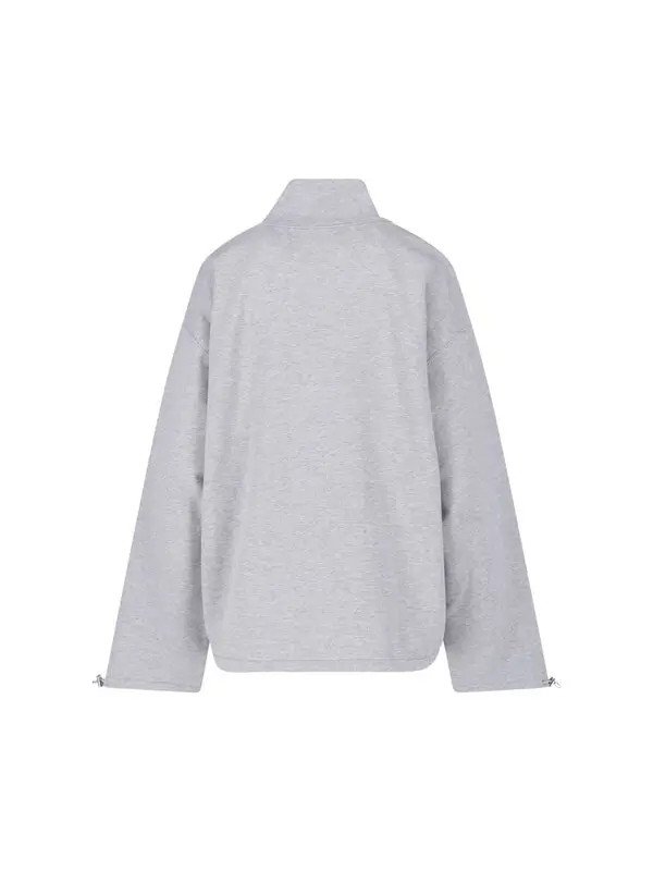 Miu Miu Cotton Zip Sweatshirt