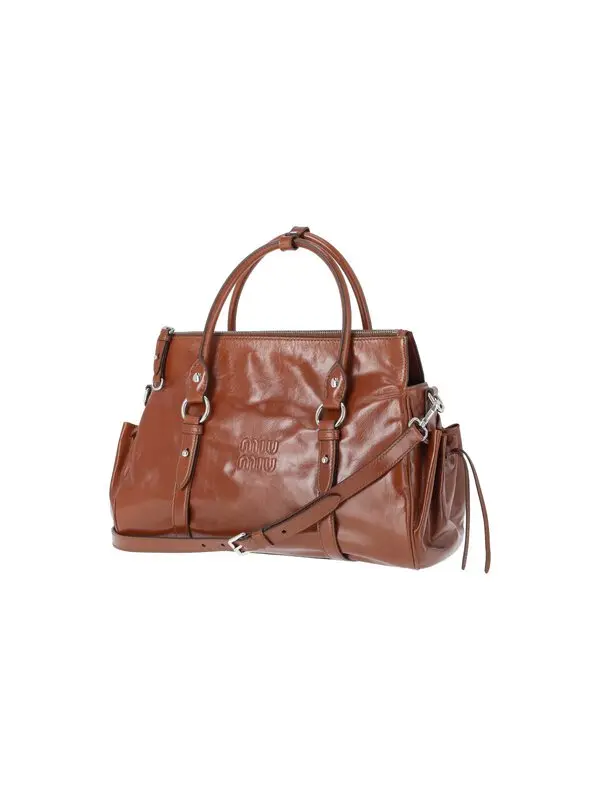 Miu Miu Shiny Leather Handbag