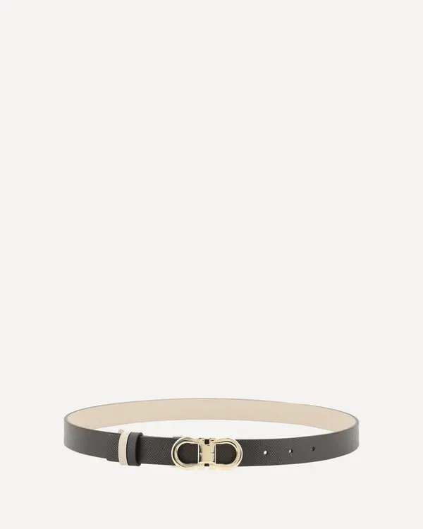 FERRAGAMO Reversible Leather Belt