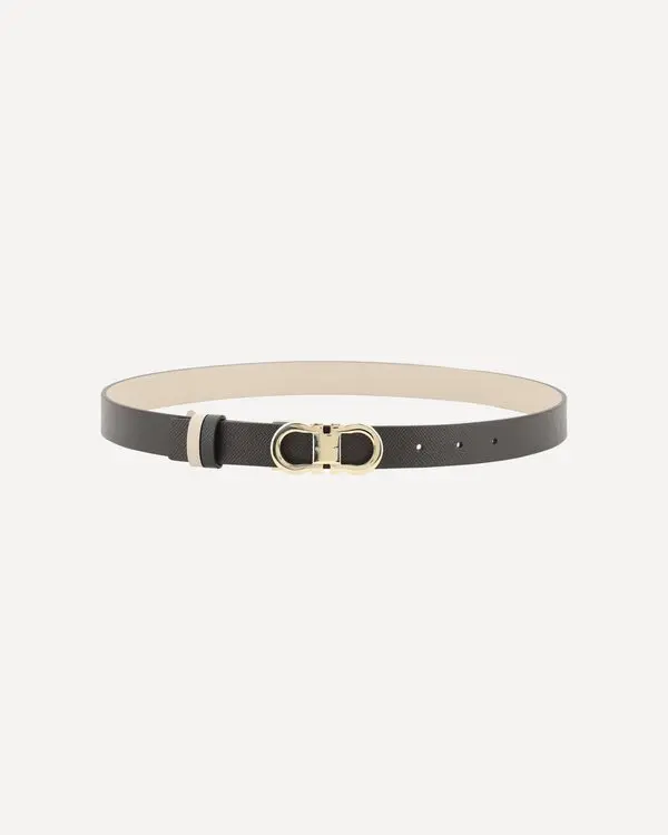 FERRAGAMO Reversible Leather Belt