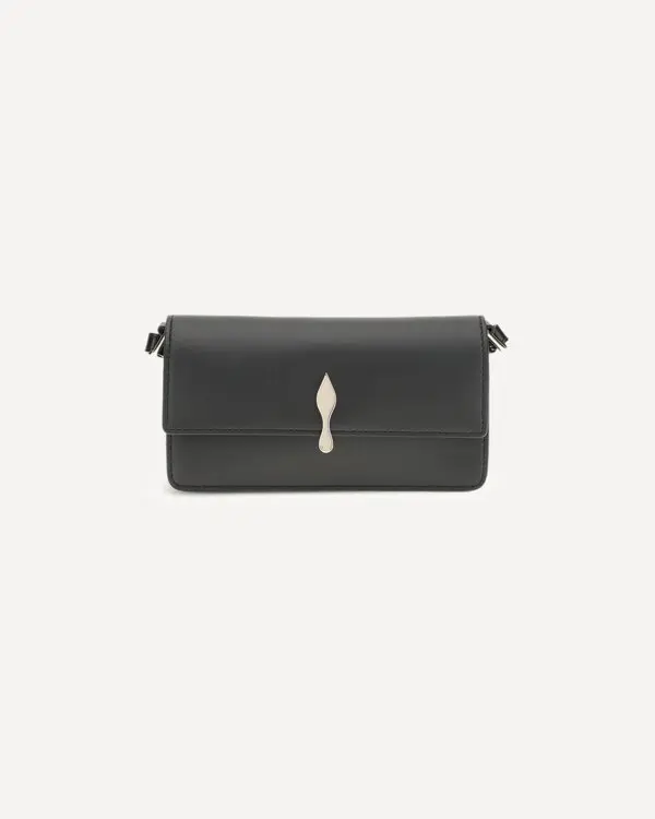 CHRISTIAN LOUBOUTIN Bettina Chain Wallet - Black