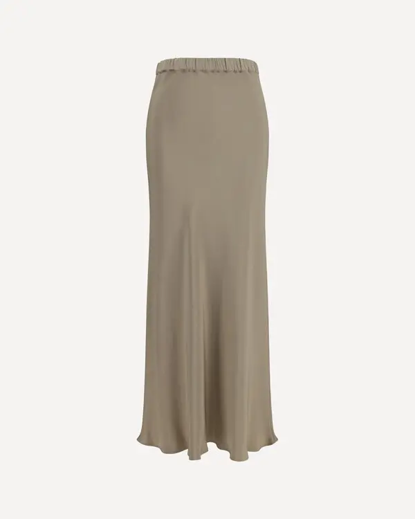 Max Mara Sospiro Silk Skirt - Beige