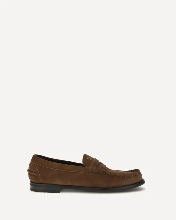 Prada Suede Loafers