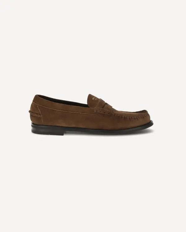 Prada Suede Loafers