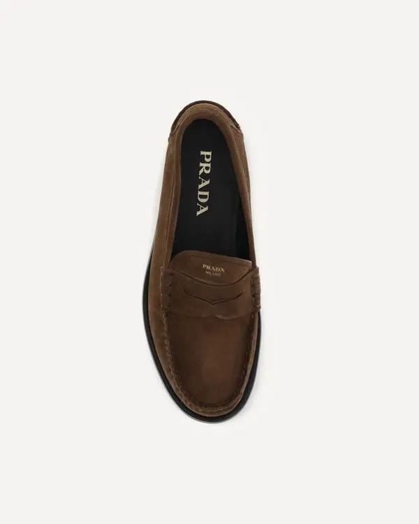 Prada Suede Loafers