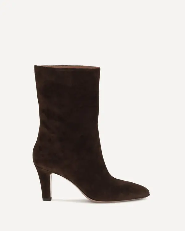 Paris Texas Elsa Suede Ankle Boots - Brown