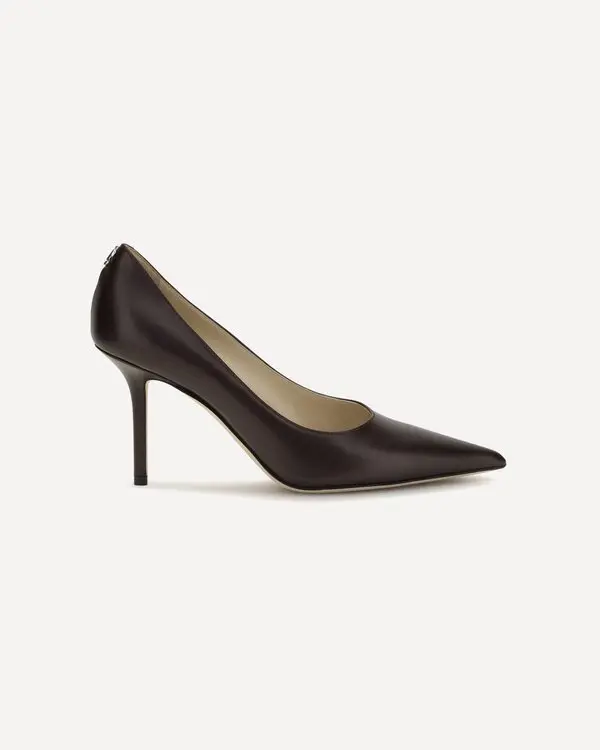 JIMMY CHOO Love Pumps In Smooth Leather - Brown