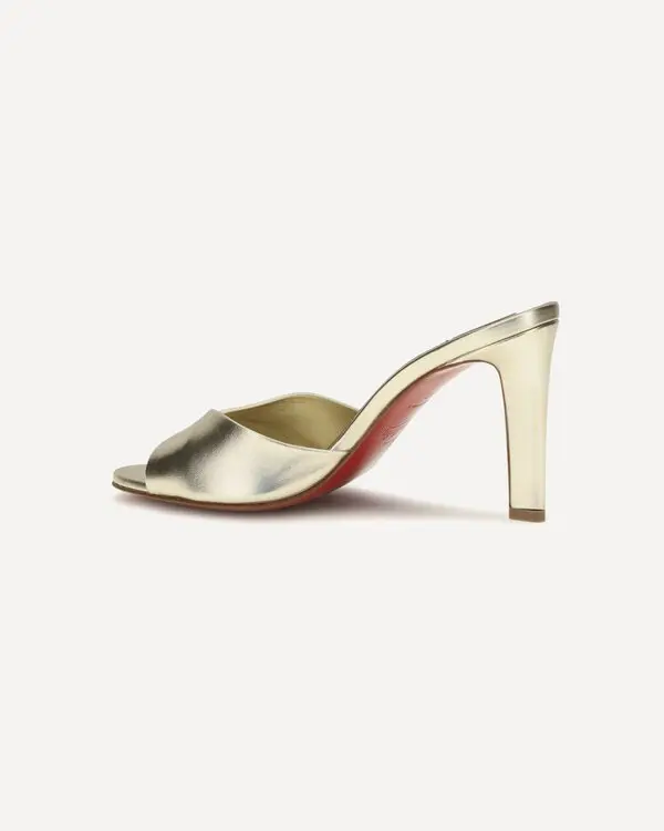 CHRISTIAN LOUBOUTIN Fanny Mules - Gold
