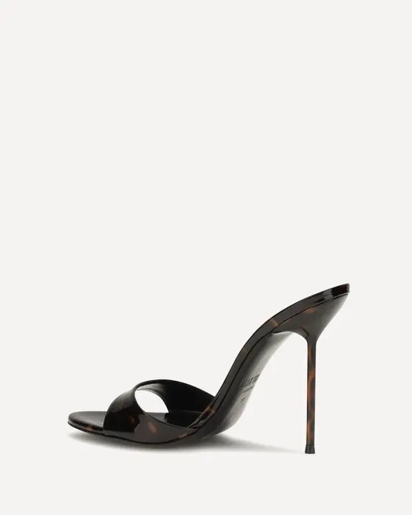 Paris Texas Lidia Patent Leather Mules - Black