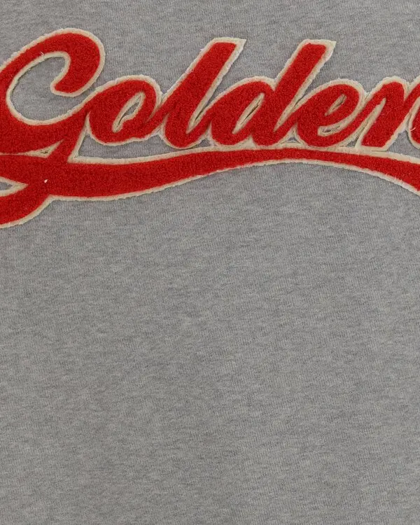 GOLDEN GOOSE Oversized Crewneck Sweater With Teddy Lettering
