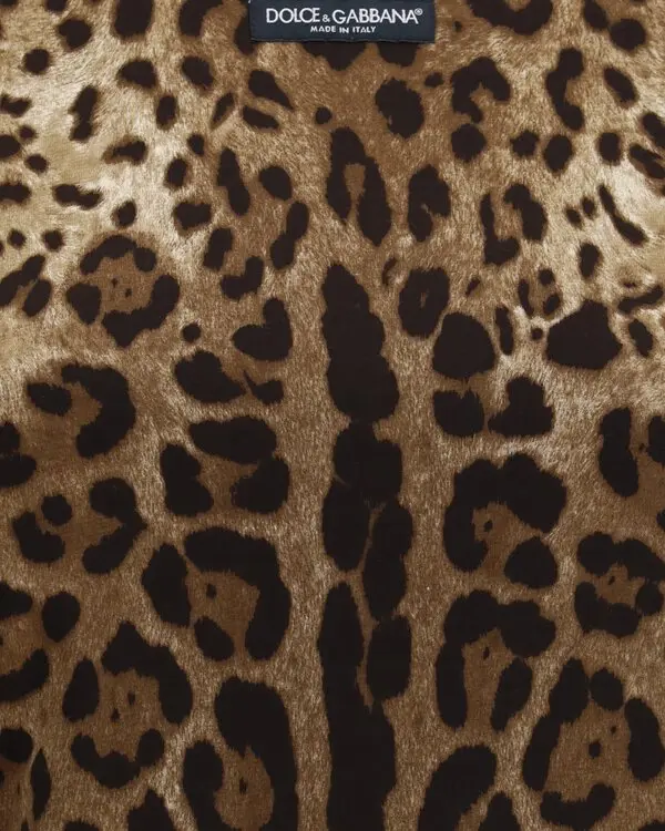 Dolce & Gabbana Leopard-print Cropped T-shirt