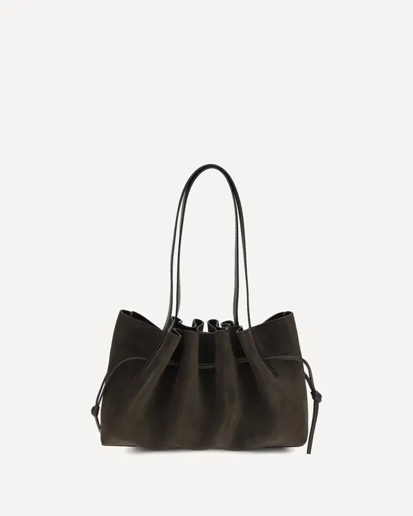 Yuzefi Scallop Shoulder Bag - Brown
