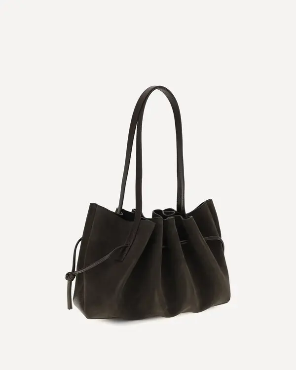 Yuzefi Scallop Shoulder Bag - Brown
