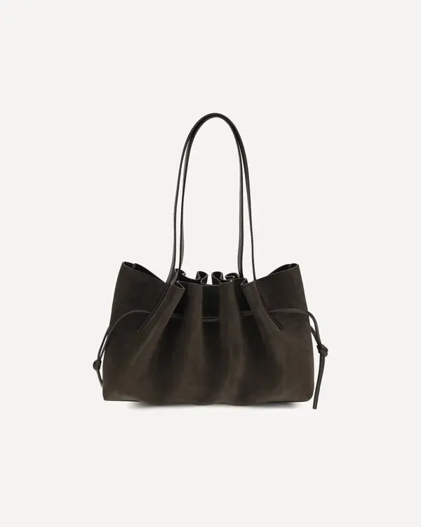 Yuzefi Scallop Shoulder Bag - Brown