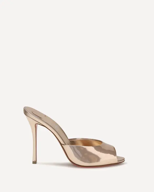 CHRISTIAN LOUBOUTIN Me Dolly Mules - Gold