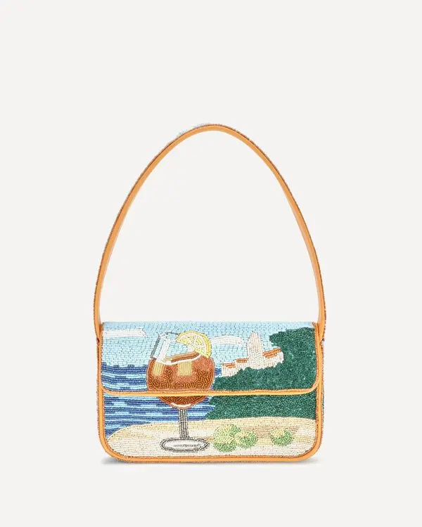 Staud Tommy Beaded Shoulder Bag - Multicolour