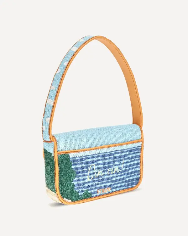 Staud Tommy Beaded Shoulder Bag - Multicolour