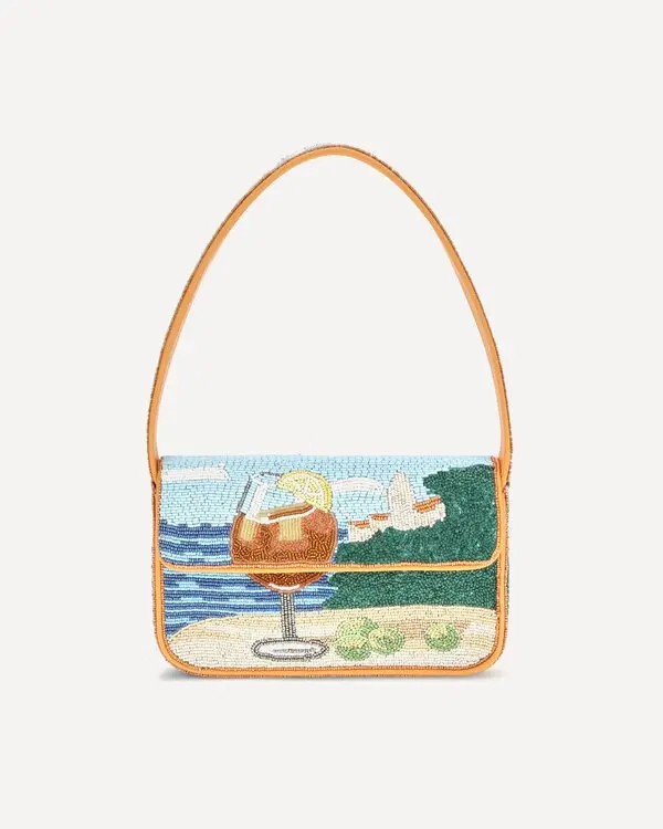 Staud Tommy Beaded Shoulder Bag - Multicolour