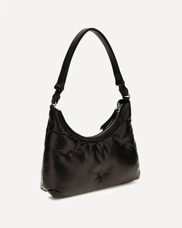 MAISON MARGIELA Small Glam Slam Hobo Shoulder Bag - Black