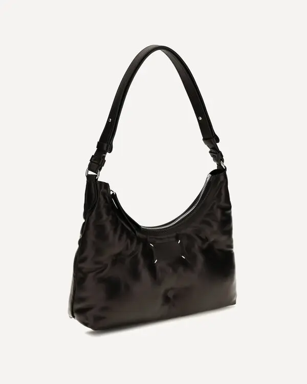 MAISON MARGIELA Small Glam Slam Hobo Shoulder Bag - Black