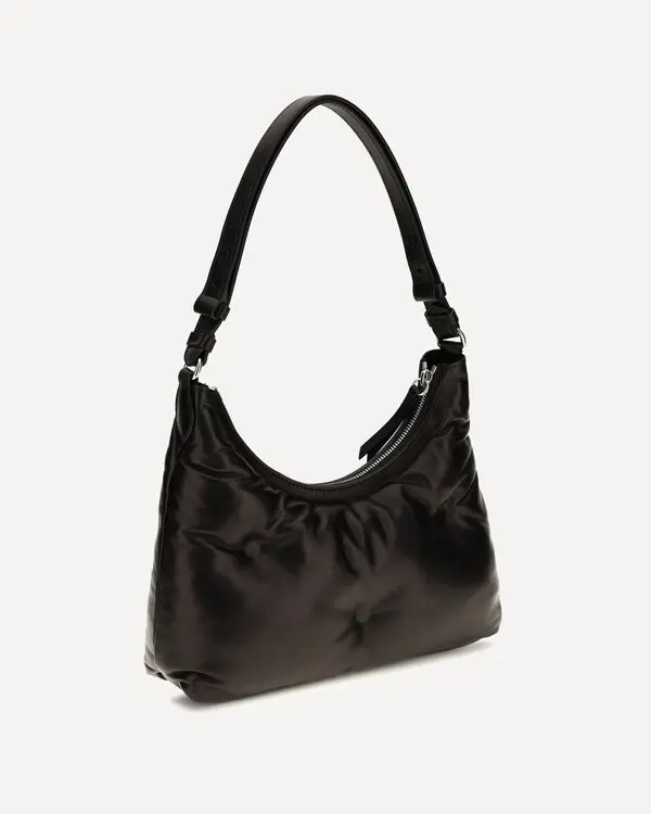 MAISON MARGIELA Small Glam Slam Hobo Shoulder Bag - Black