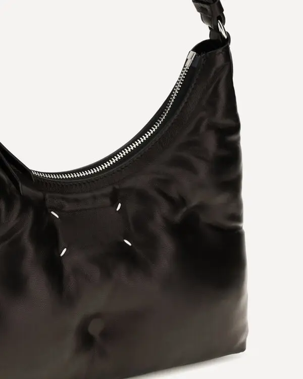 MAISON MARGIELA Small Glam Slam Hobo Shoulder Bag - Black