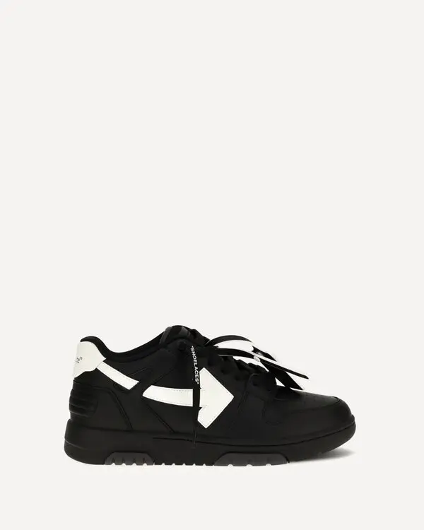 Off-White Out Of Office" Leather Sneakers - Black