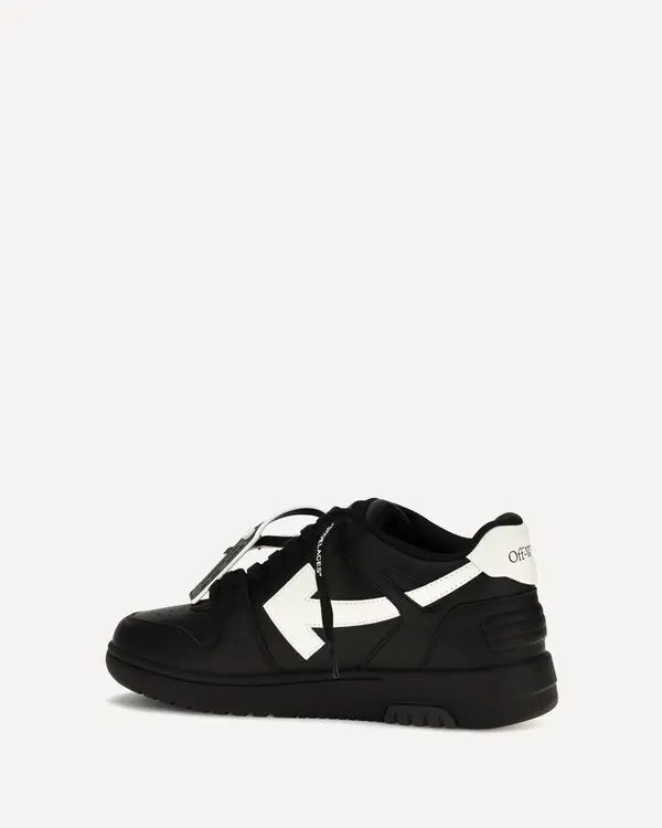 Off-White Out Of Office" Leather Sneakers - Black