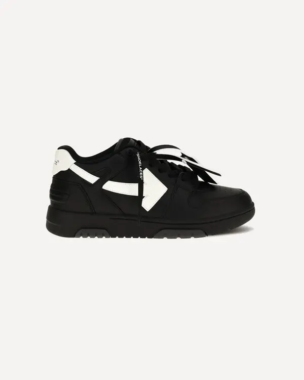 Off-White Out Of Office" Leather Sneakers - Black