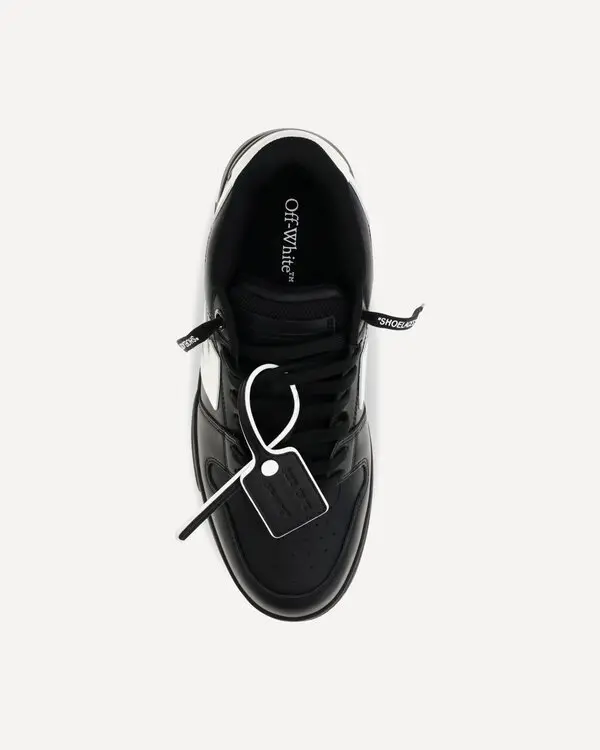 Off-White Out Of Office" Leather Sneakers - Black
