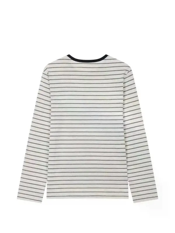 STUDIO TOMBOY Long-sleeve Horizontal-striped T-shirt