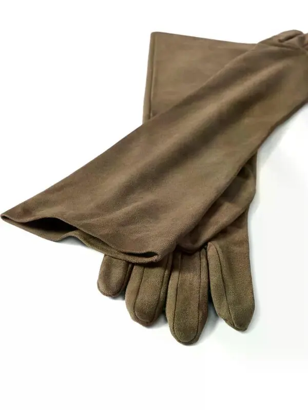 Brunello Cucinelli Suede Long Gloves