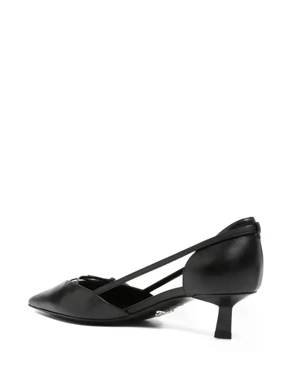 Prada Open-side Leather Pumps