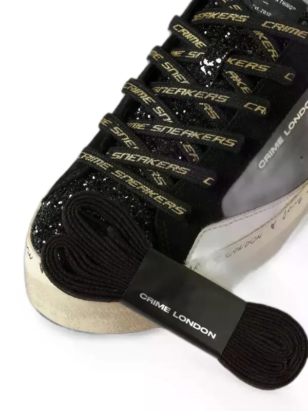 CRIME LONDON Sk8 Deluxe Wedge Sneakers - White