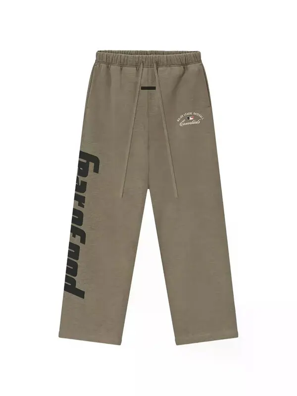 Fear Of God Logo-print Drawstring Track Pants - Grey
