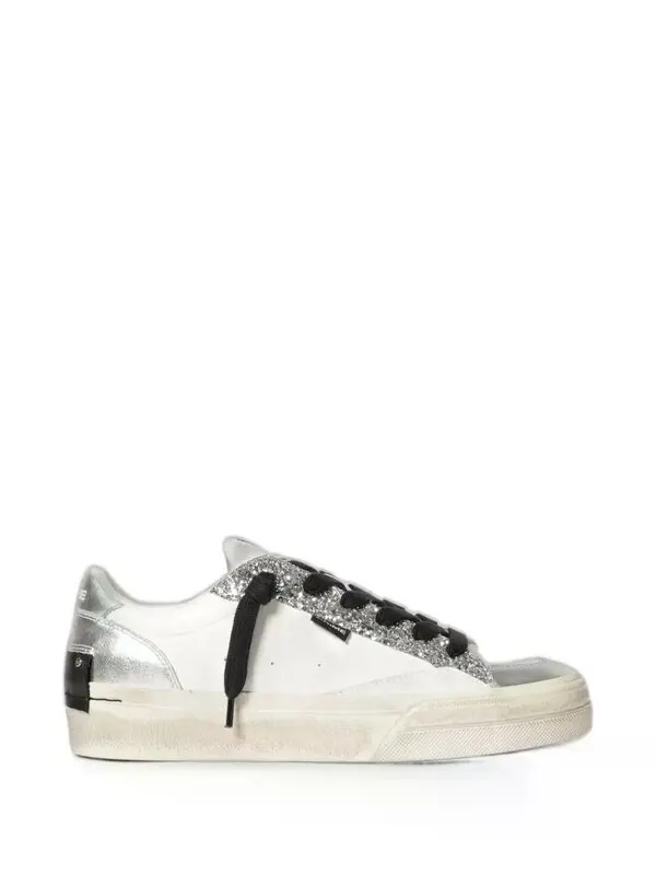 CRIME LONDON Soho Glitter Embellished Sneakers