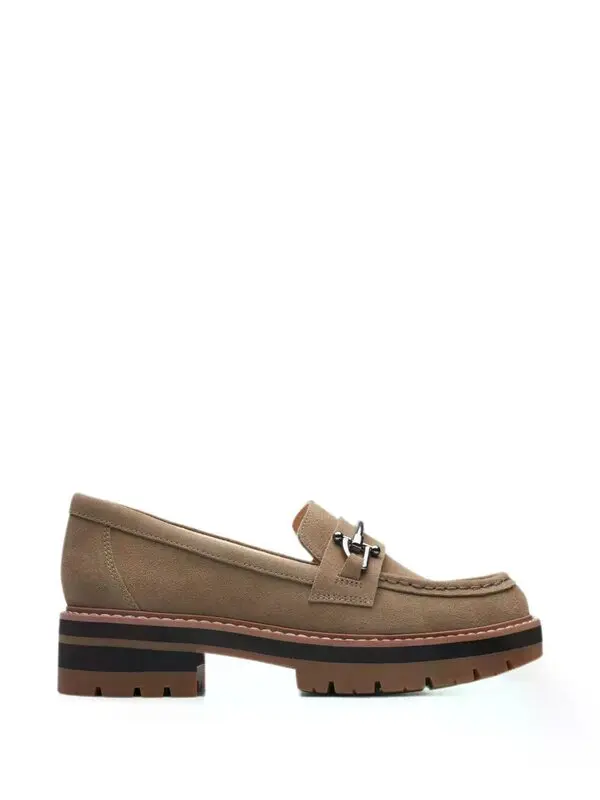 Clarks Orianna Bit Round-toe Loafers - Neutrals