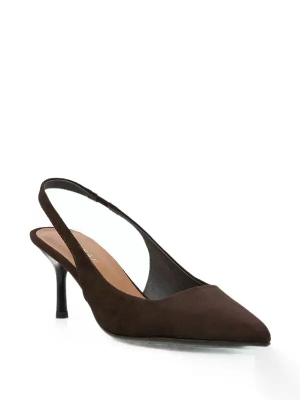 JONAK PARIS Diamantine Pointed-toe Slingback Pumps