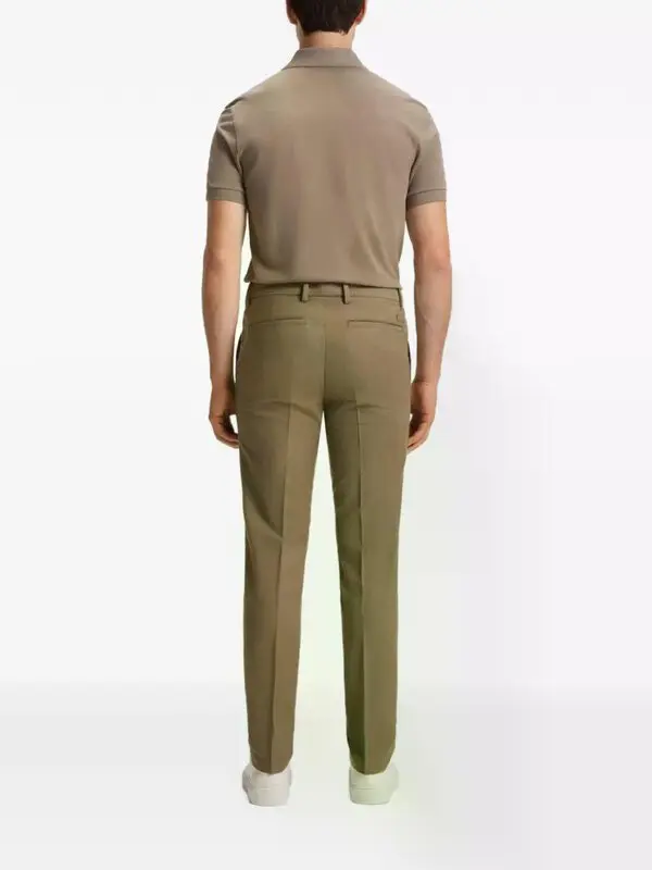 BOSS Pleat Detail Trousers - Green