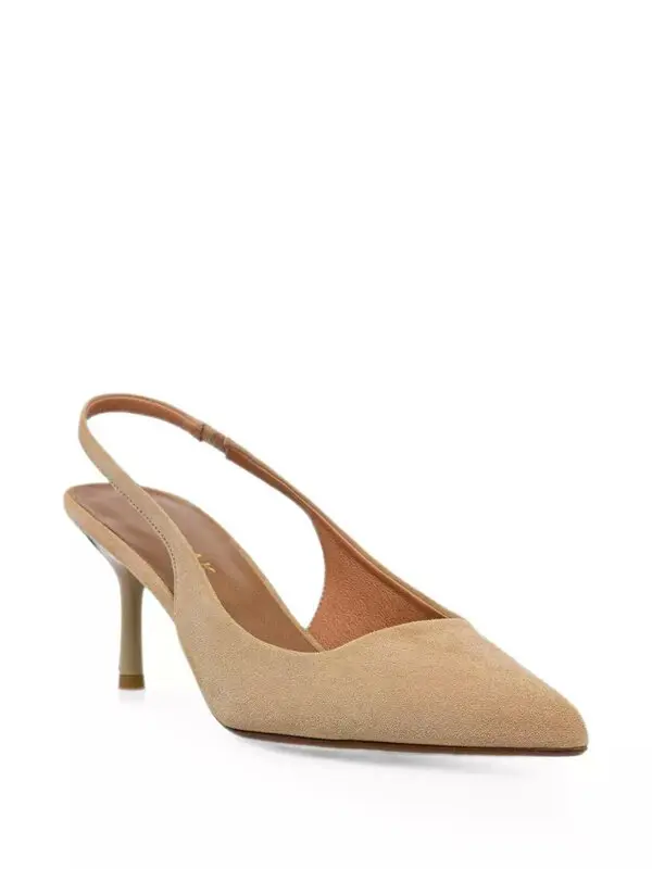 JONAK PARIS Diamantine Pointed-toe Slingback Pumps