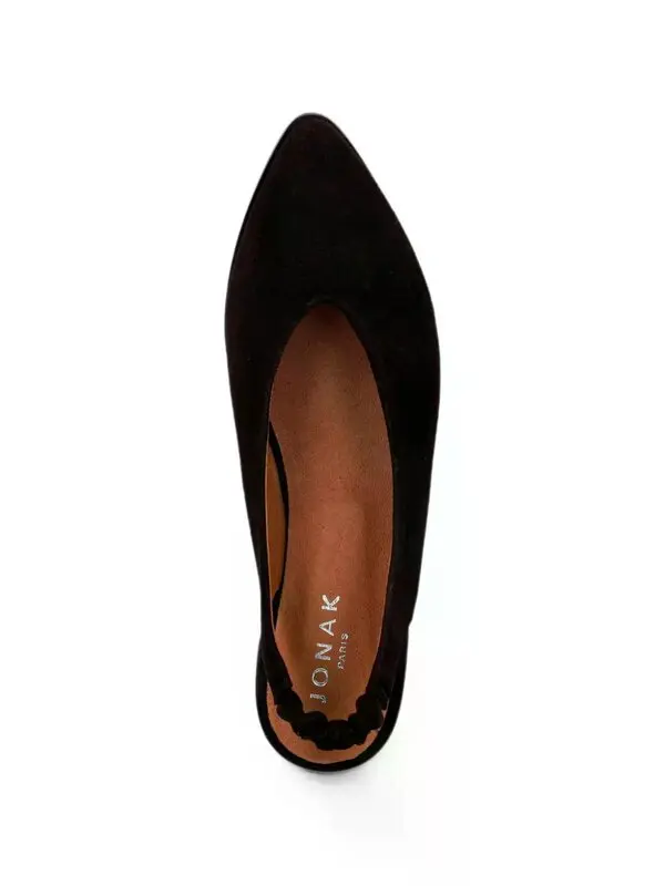 JONAK PARIS Acajou Slingback Pointed-toe Pumps